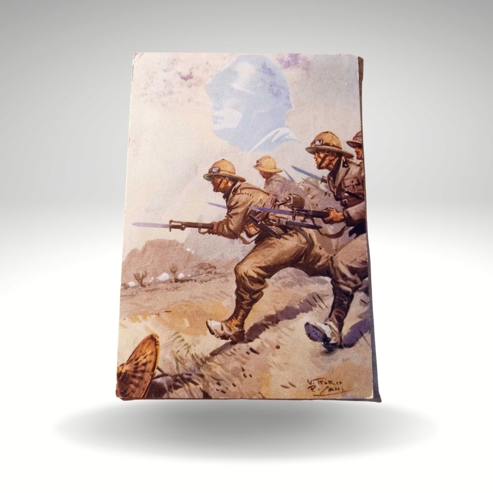 Cartolina milizia battaglioni AOI mvsn ww2 - Militaria Italia