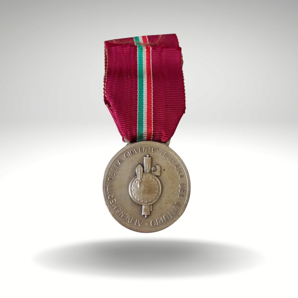 Medaglia ai benemeriti della GIL ww2 - Militaria Italia