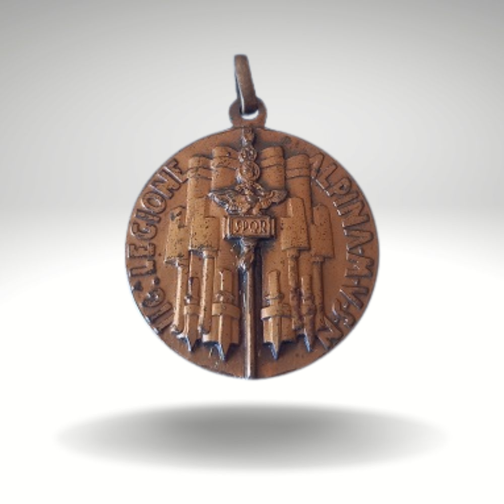 Medaglia fascista milizia 116° legione alpina mvsn WW2 - Militaria Italia